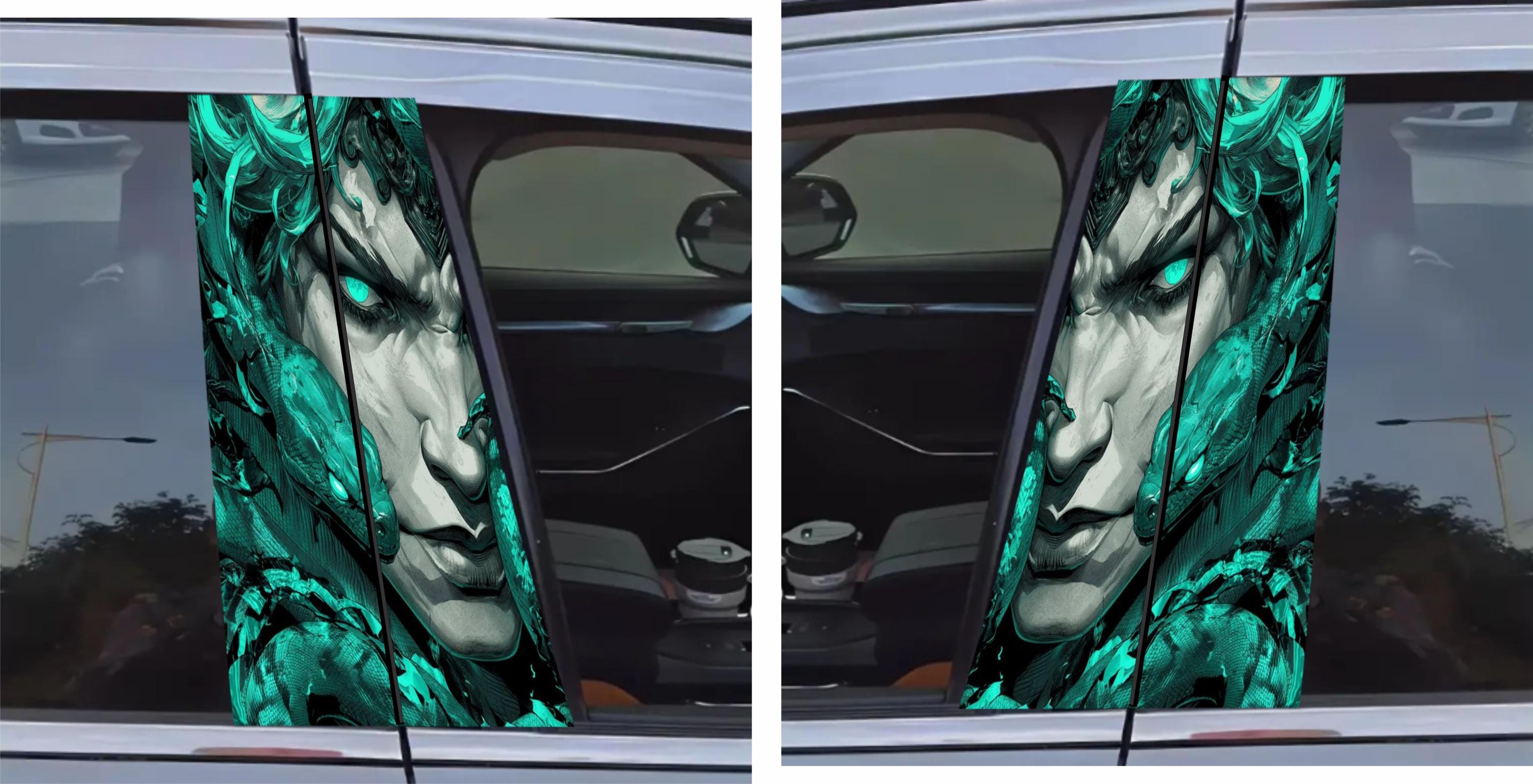 Car Doors Livery Pillar Decal Sticker Wrap - ANY IMAGE - High Quality ...