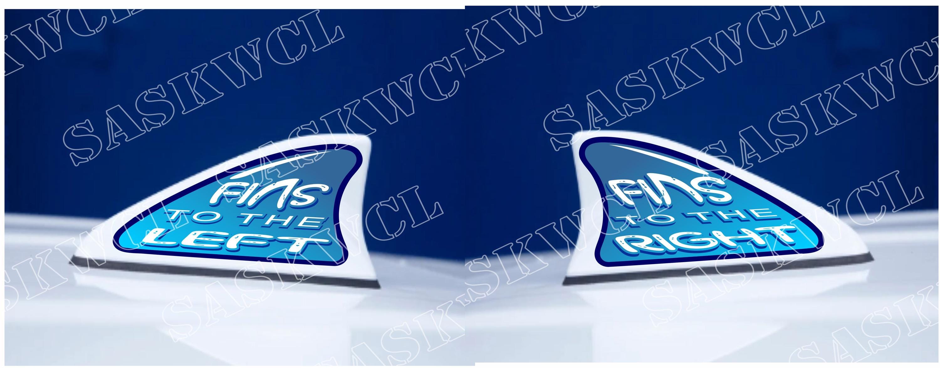 Fins UP Bubbles UP Decal: Jimmy Buffett-inspired Shark Fin Car Sticker ...