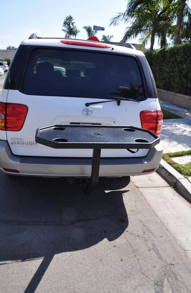 EZ Hitch Tailgate Table the Trailer Hitch Table That Takes Less Than a ...