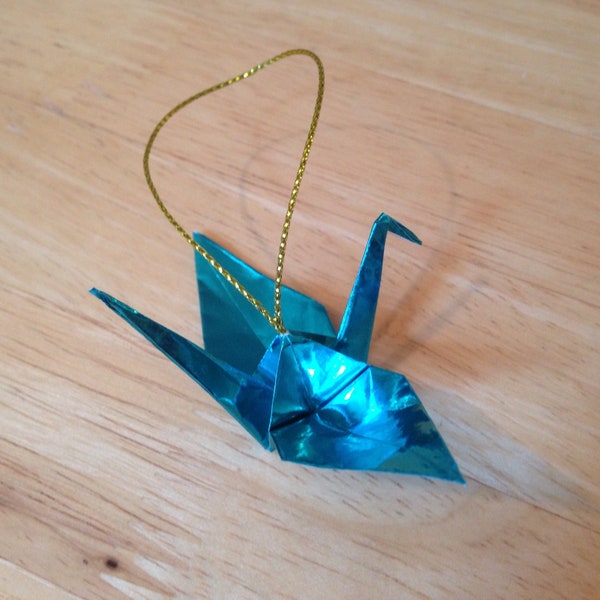 Paper Crane Ornament - Etsy