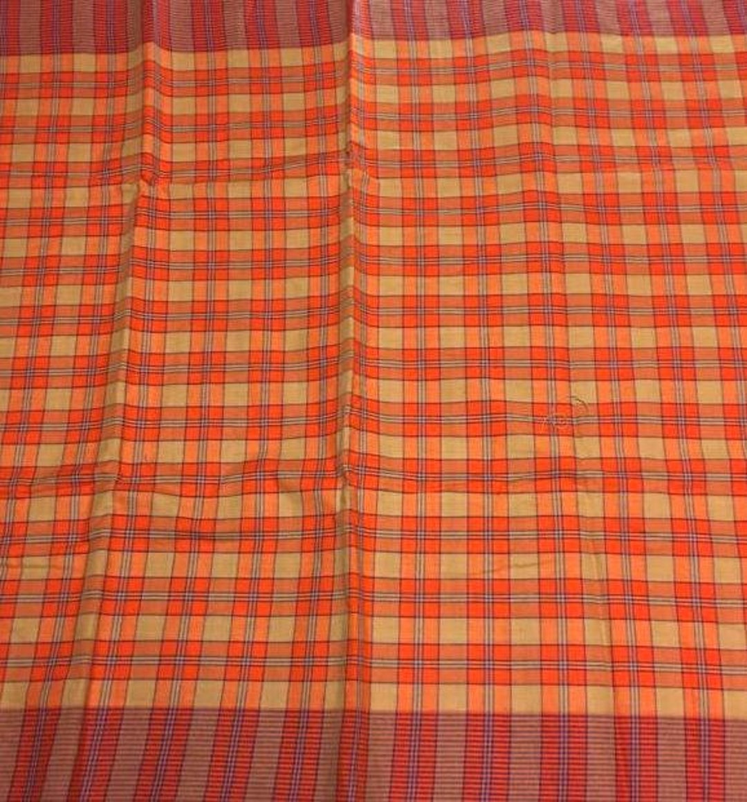 Orange/ Red Plain George - Etsy