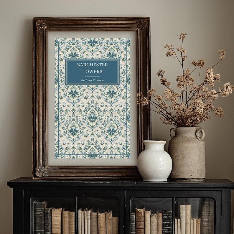 Barchester Towers Book Cover Art Print – Anthony Trollope Digital ...