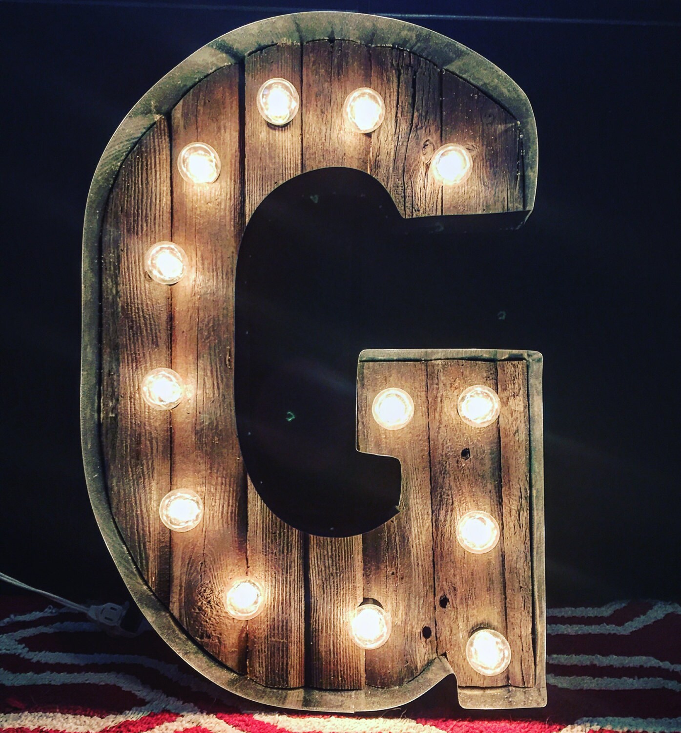 Handcrafted Light-up Letter Signs - Etsy