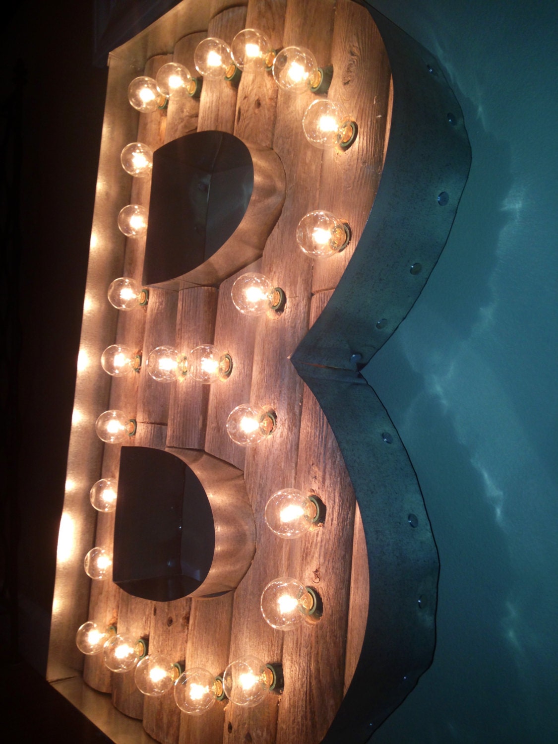 Handcrafted Light-up Letter Signs - Etsy