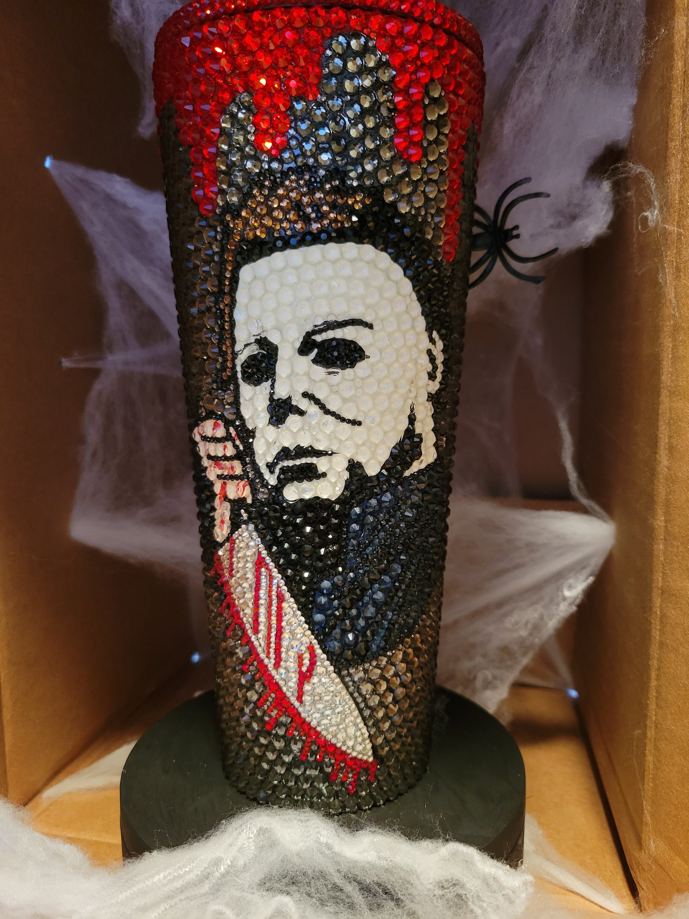 Michael/myers/scary Movie/rhinestone Tumber/glow in the Dark/halloween ...
