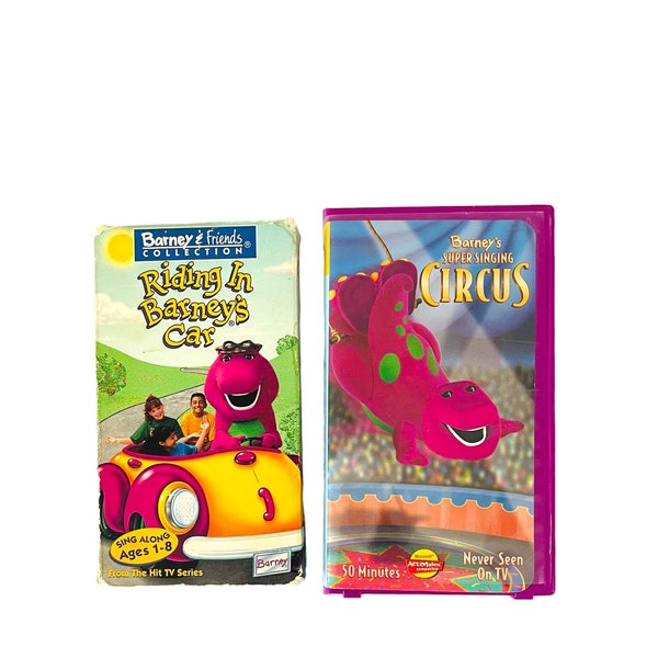 Barney Super Singing Circus 2000 Vhs - Etsy