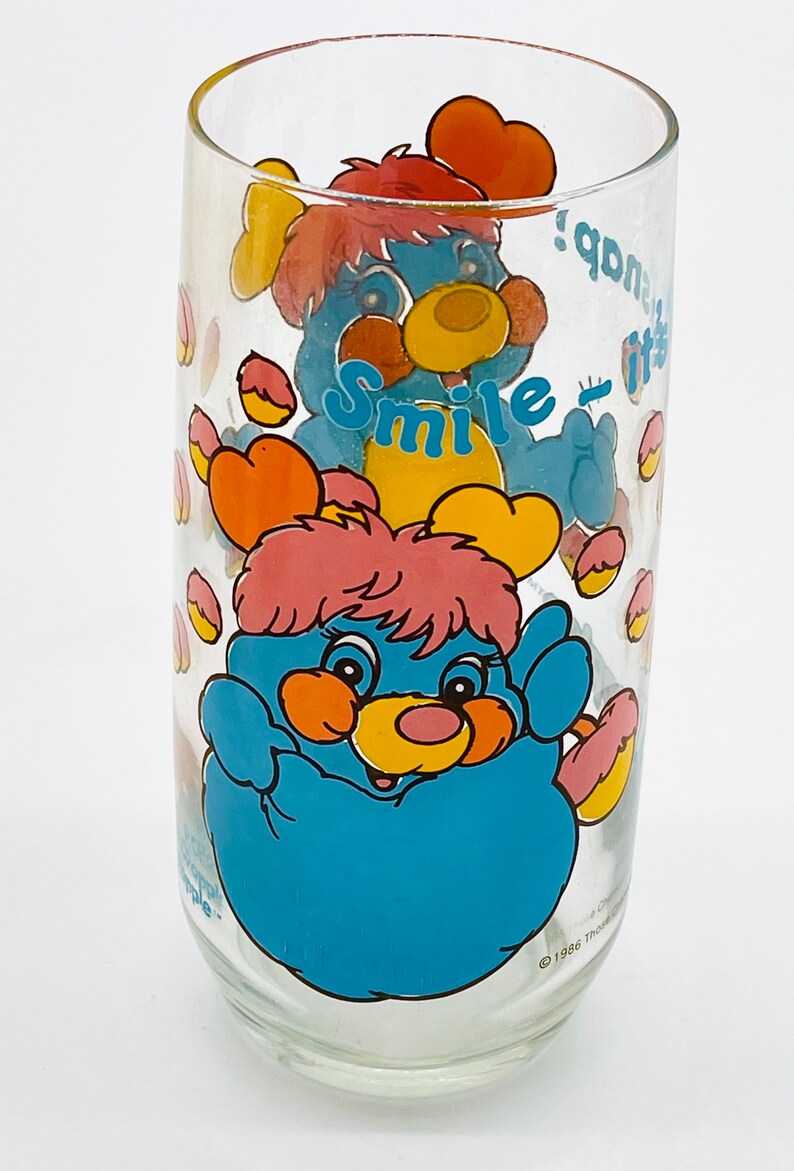 Set of 4 Popples Collectors Glasses / Party Popple / Puzzle | Etsy