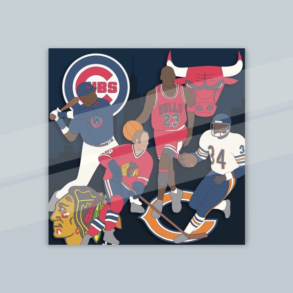 Chicago Sports - Etsy