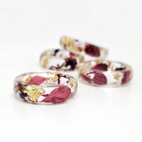 Real Flower Ring - Etsy