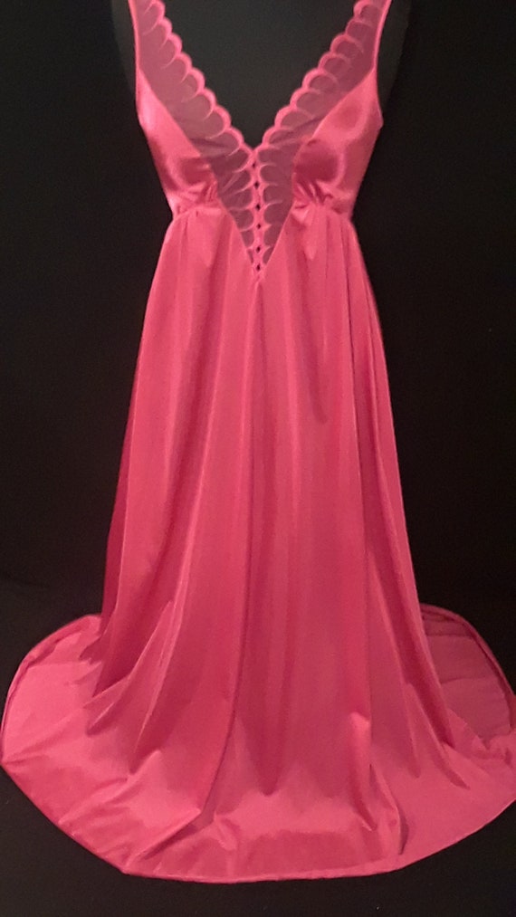 Olga Nightgownrare Style Peek-a-boo Bodice Shimmering - Etsy