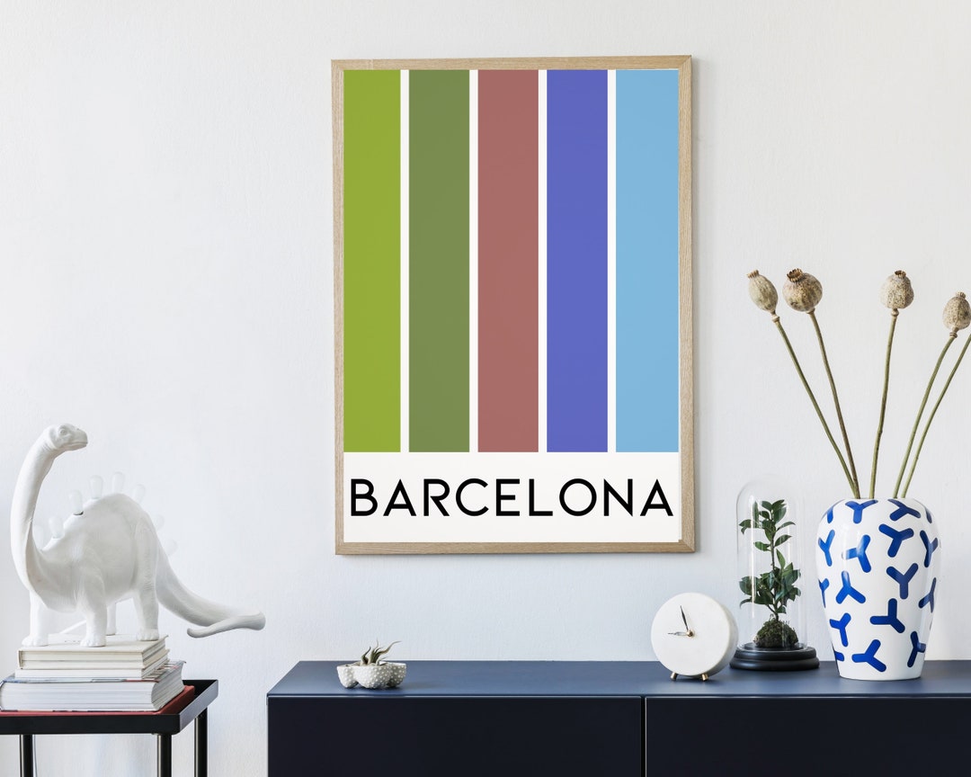 City Colour Palette: Barcelona by Exhibitleah - Etsy
