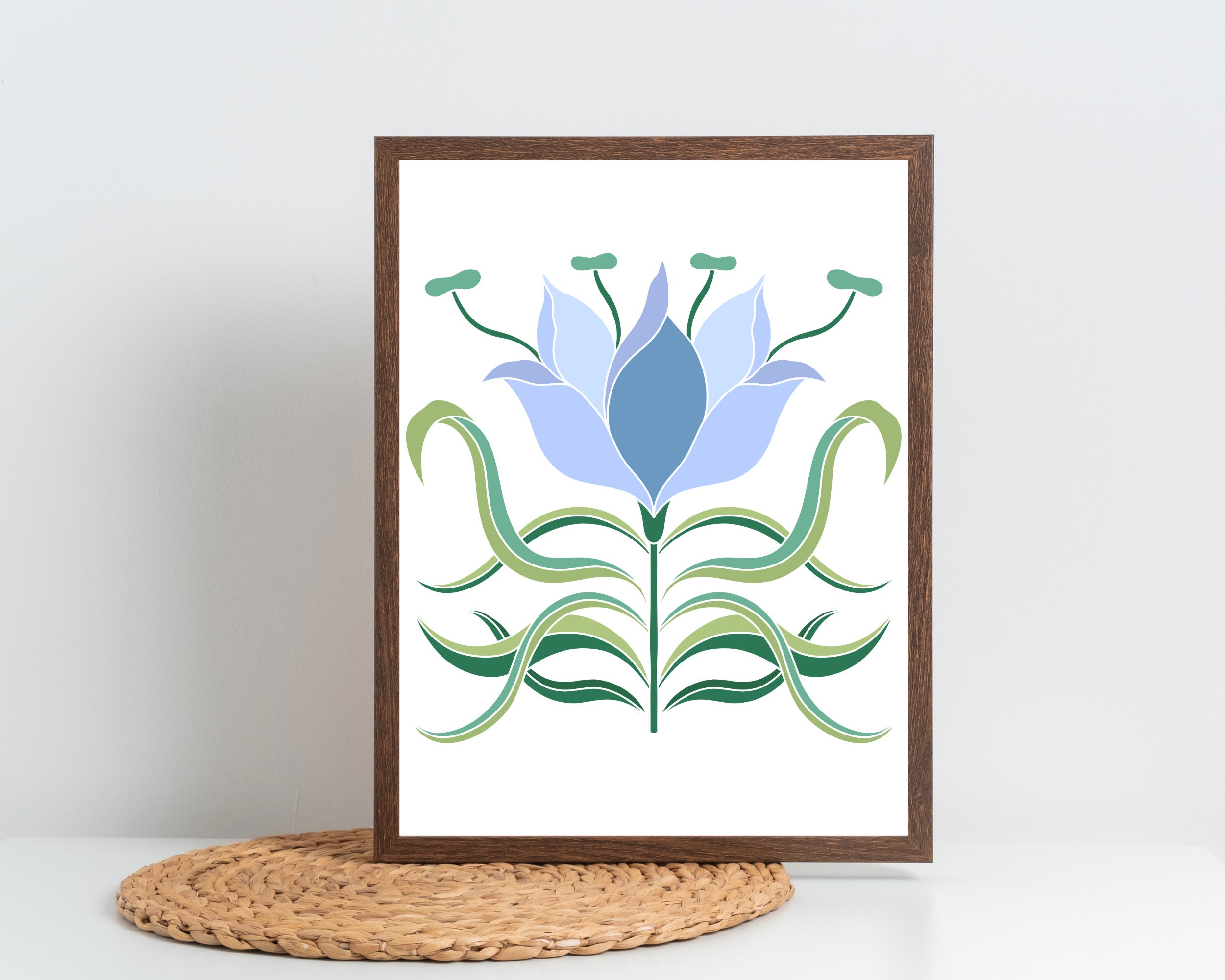 Art Nouveau Printable Poster. Instant Download. - Etsy