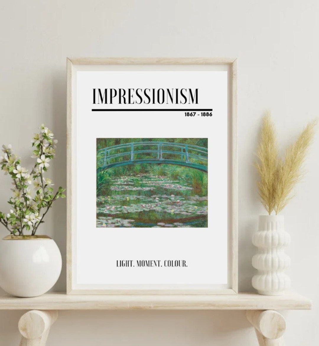 Exhibition Poster: Impressionism by Exhibitleah - Etsy