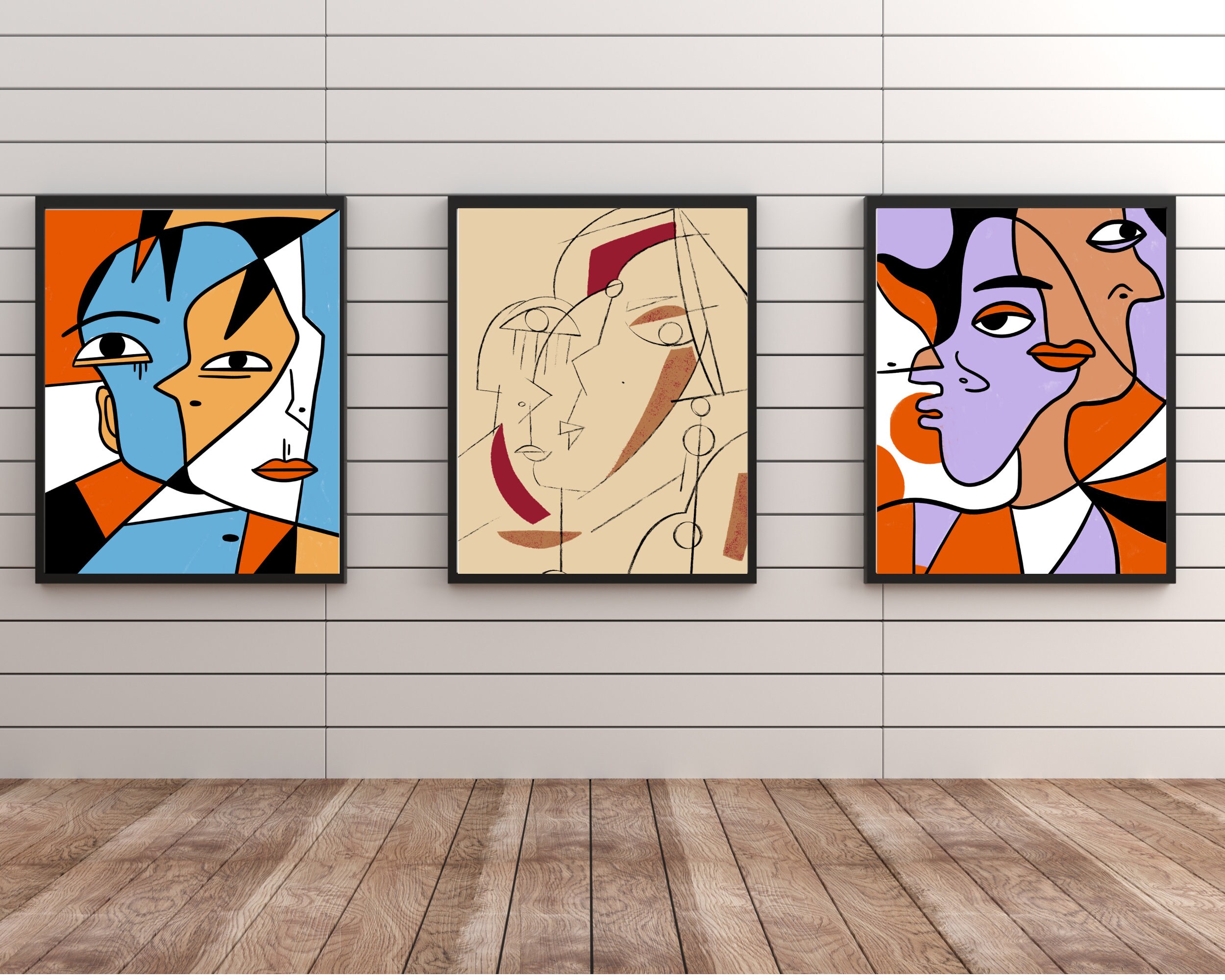 Cubism Printable Poster. A Cubist Style Wall Art. Instantly - Etsy