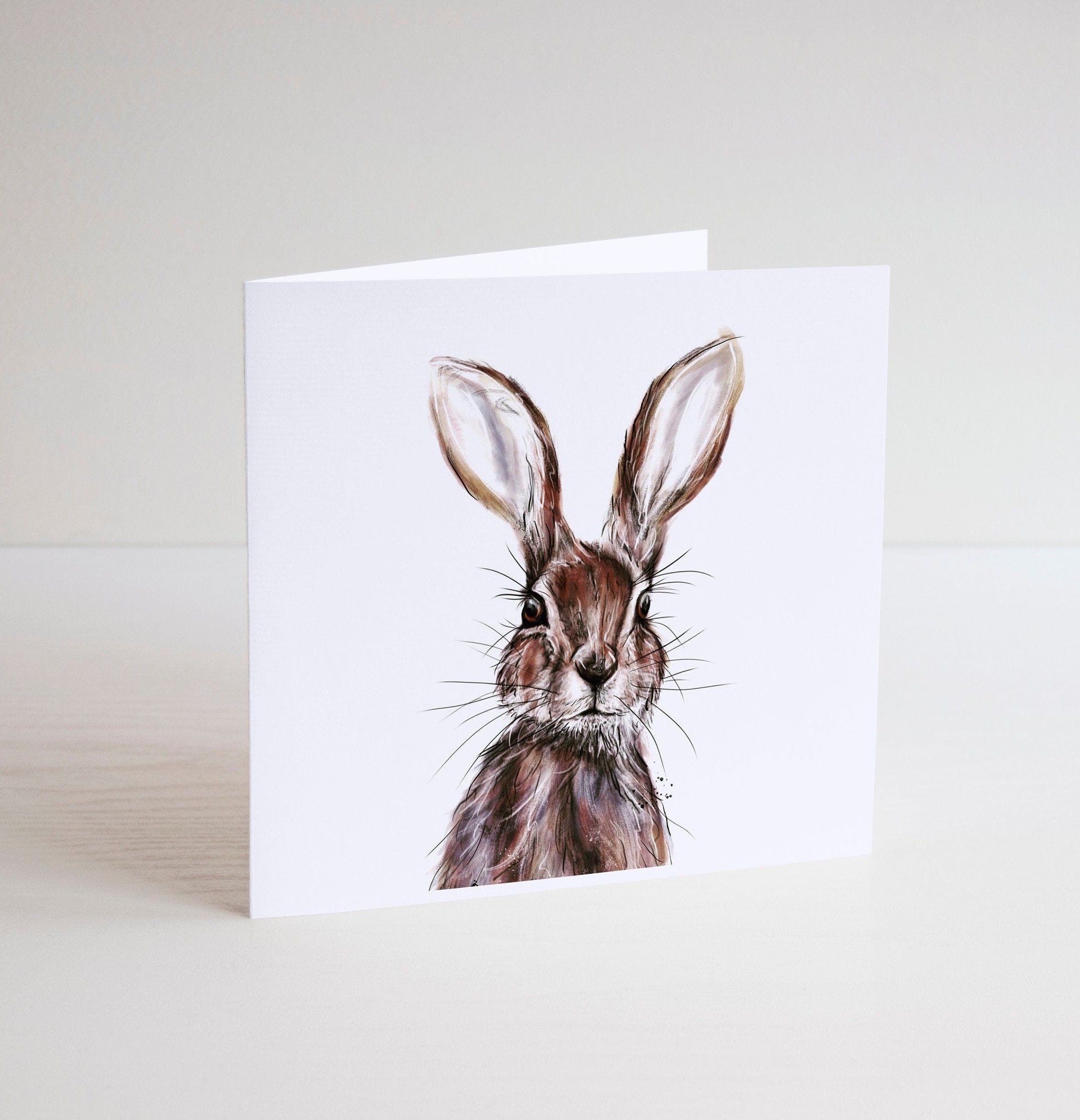 Bunny rabbit card general greeting card happy birthday | Etsy