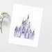 Disney Castle Card - Greeting Card - Happy Anniversary - Disney ...