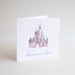 Disney Castle Card Greeting Card Happy Anniversary Disney Inspired Love ...