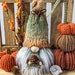 Fall Pine Cone Decor, Fall Gnome, Fall Shelf Sitter Gnomes, Fall Tiered ...