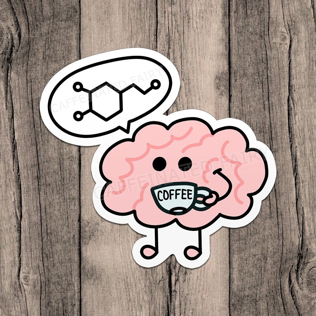 Brain Sticker for Laptop, ADHD Sticker for Tumbler, Neurodivergent ...