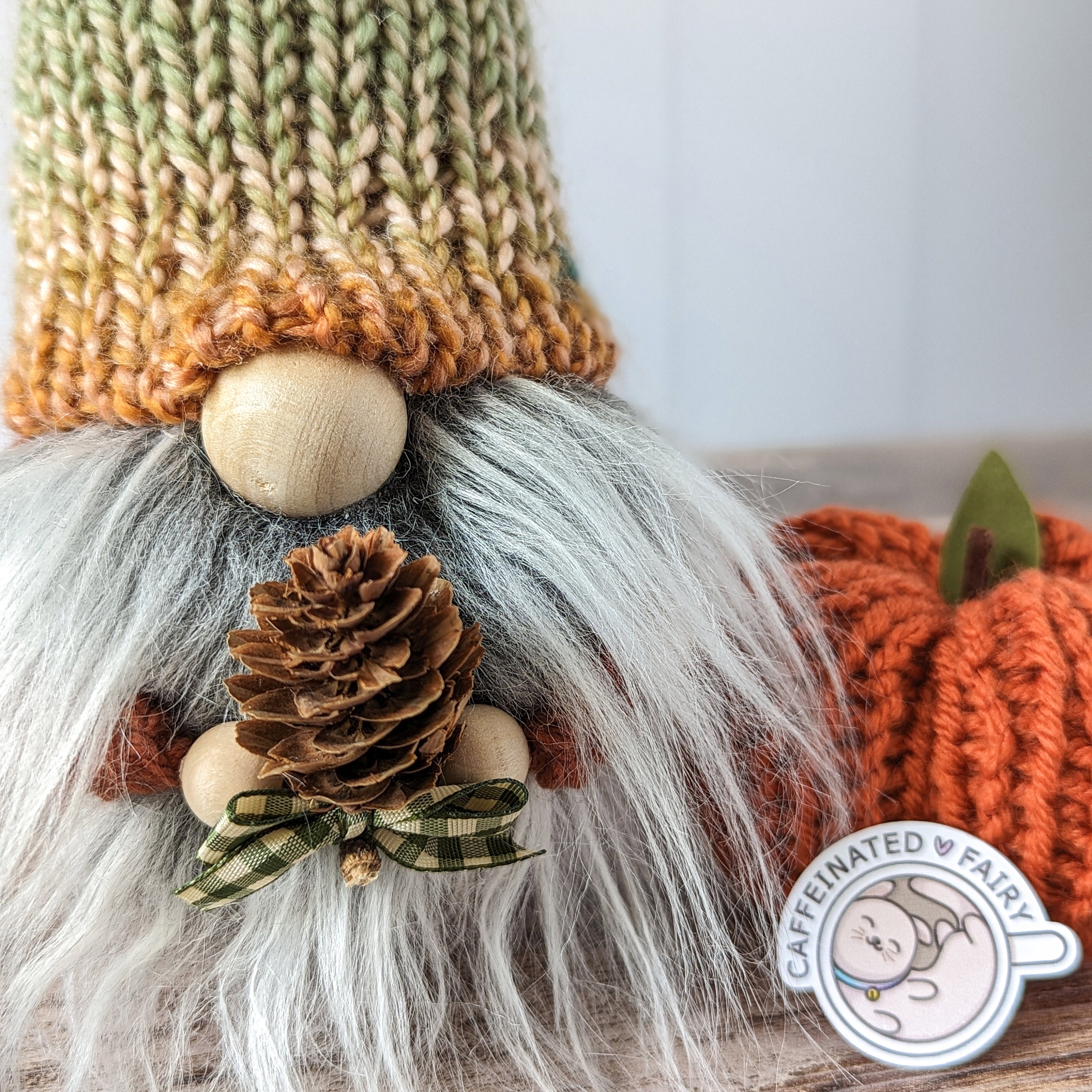 Fall Pine Cone Decor, Fall Gnome, Fall Shelf Sitter Gnomes, Fall Tiered ...