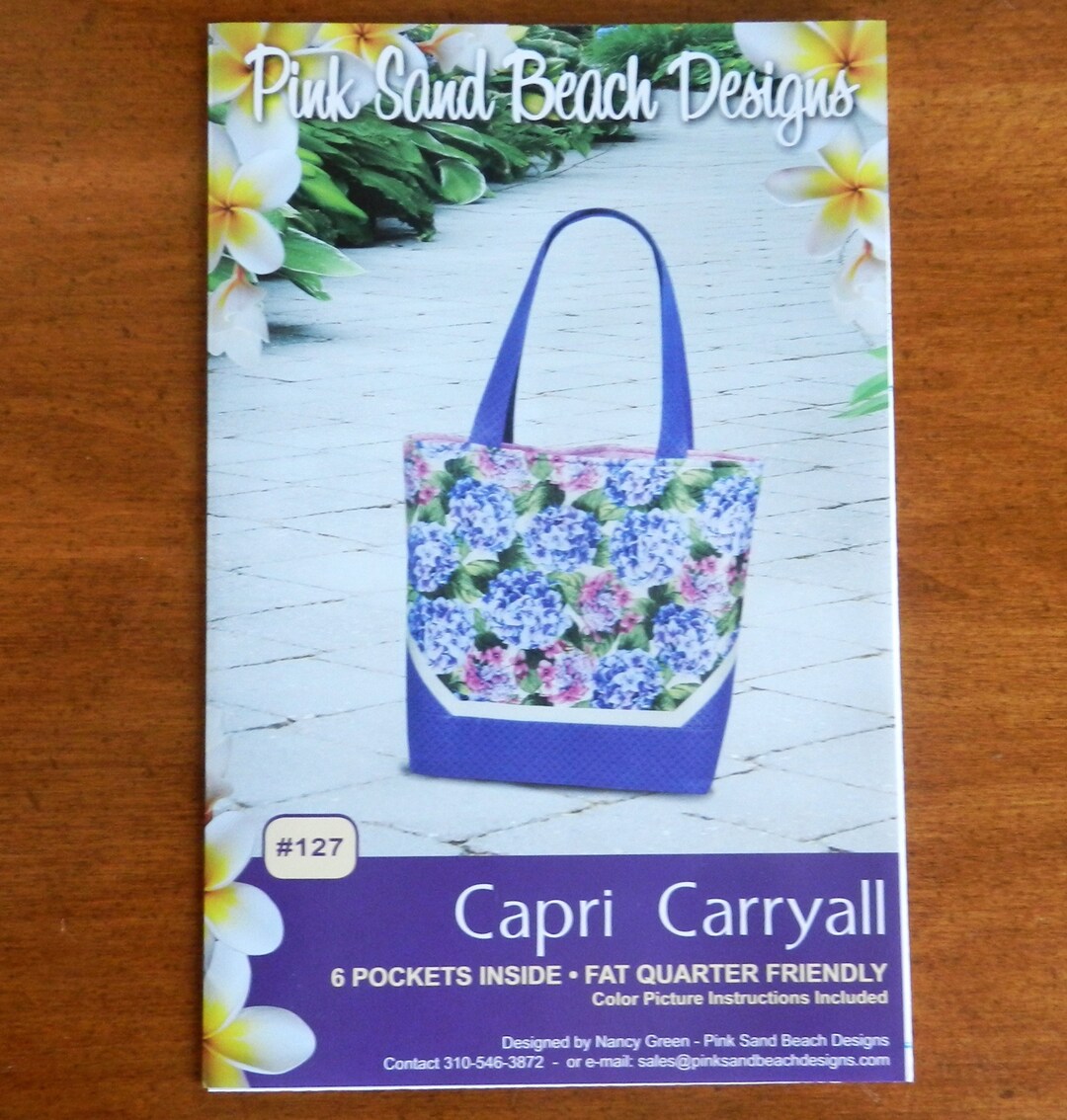 Capri Carryall Pattern by Pink Sand Beach Designs Easy to - Etsy