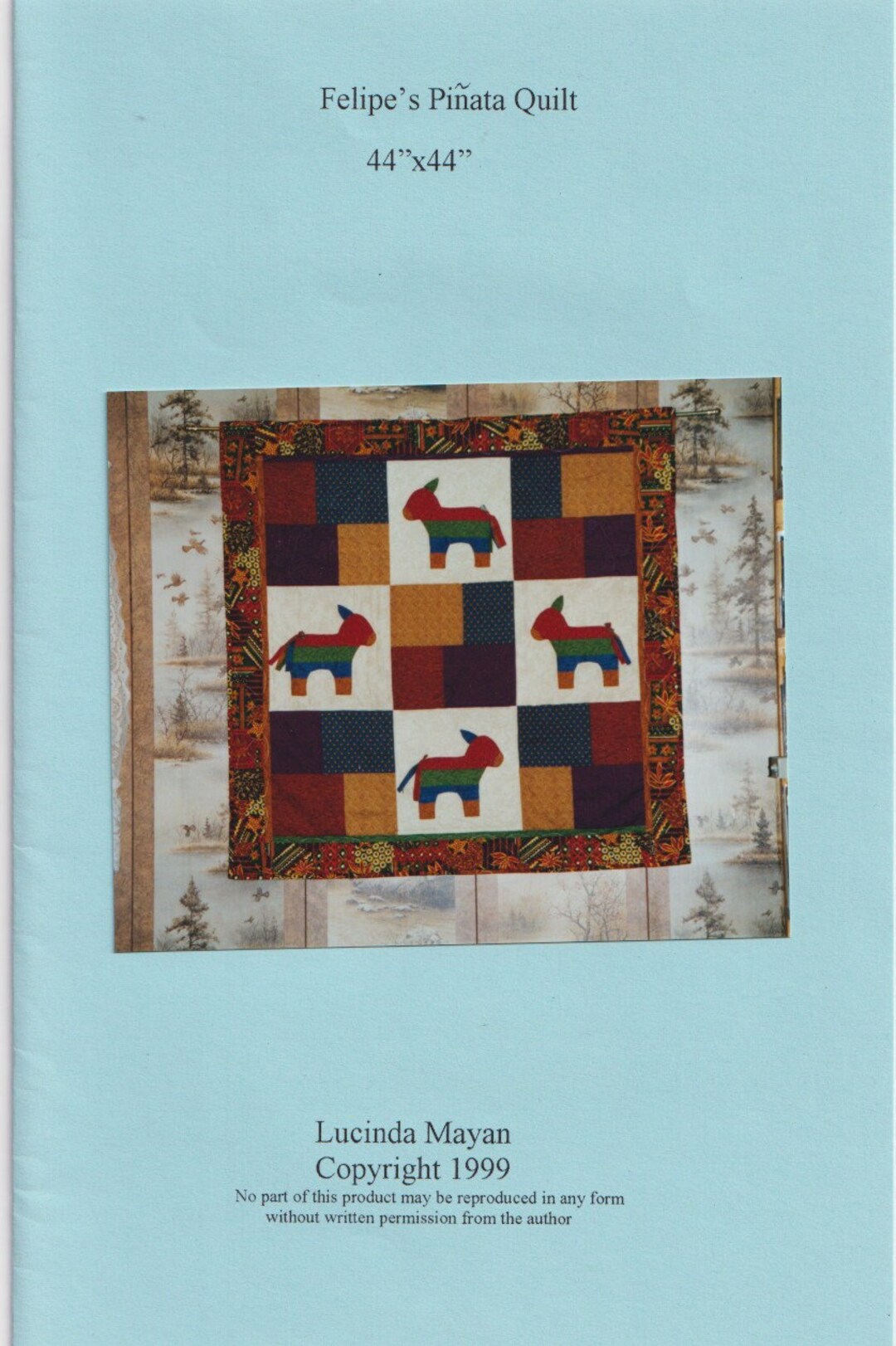 Pattern: Felipe's Piñata Quilt, by Lucinda Mayan - Etsy