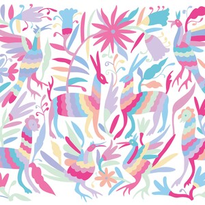 Otomi Mexico. 20x26in. Nursery Wall Decor. Mexican Folk Art Paintings ...