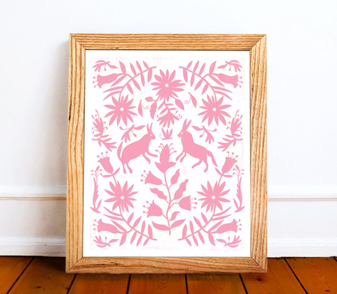 Otomi, Otomi Print, Nursery Wall Decor, Nursery Wall Print - Etsy