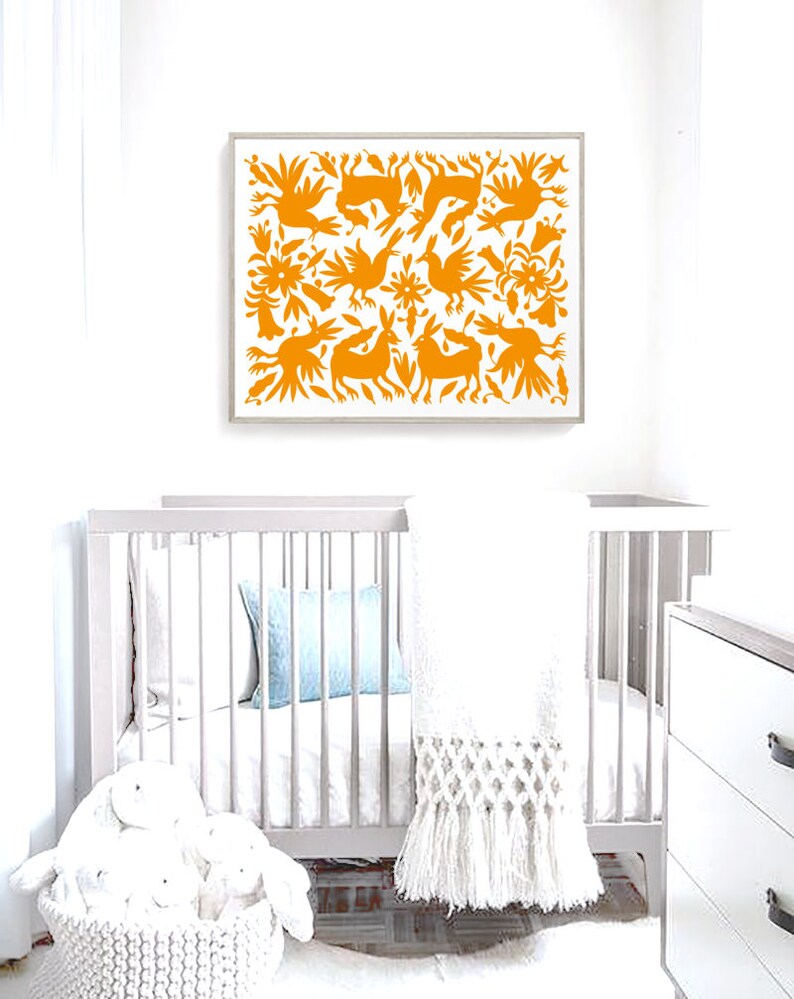 Home Decor. Wall Art Print. Otomi Mexico. Otomi Hanging. - Etsy