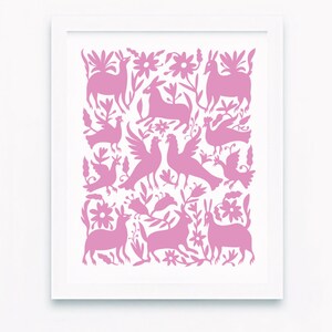 Otomi Mexico/11x14/mexican Print/nursery Wall Decor/mexican Folk Art ...