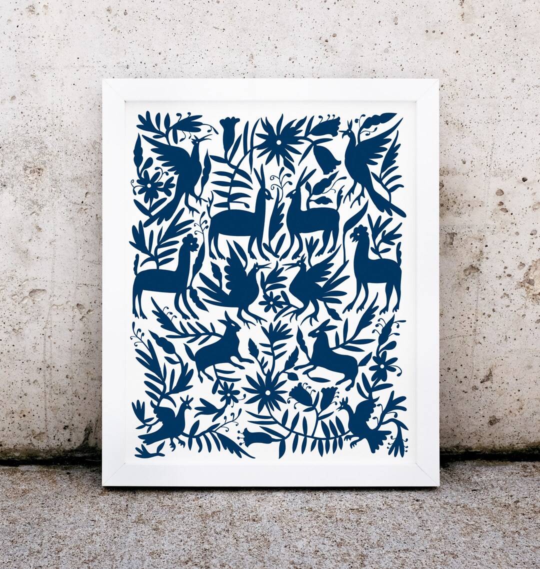Otomi Print - Mexican Otomi Wall Hanging. Mexican Folk Art. Mexican ...