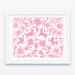 Otomi Mexican Otomi Wall Prints Nursery Wall Decor Nursery - Etsy