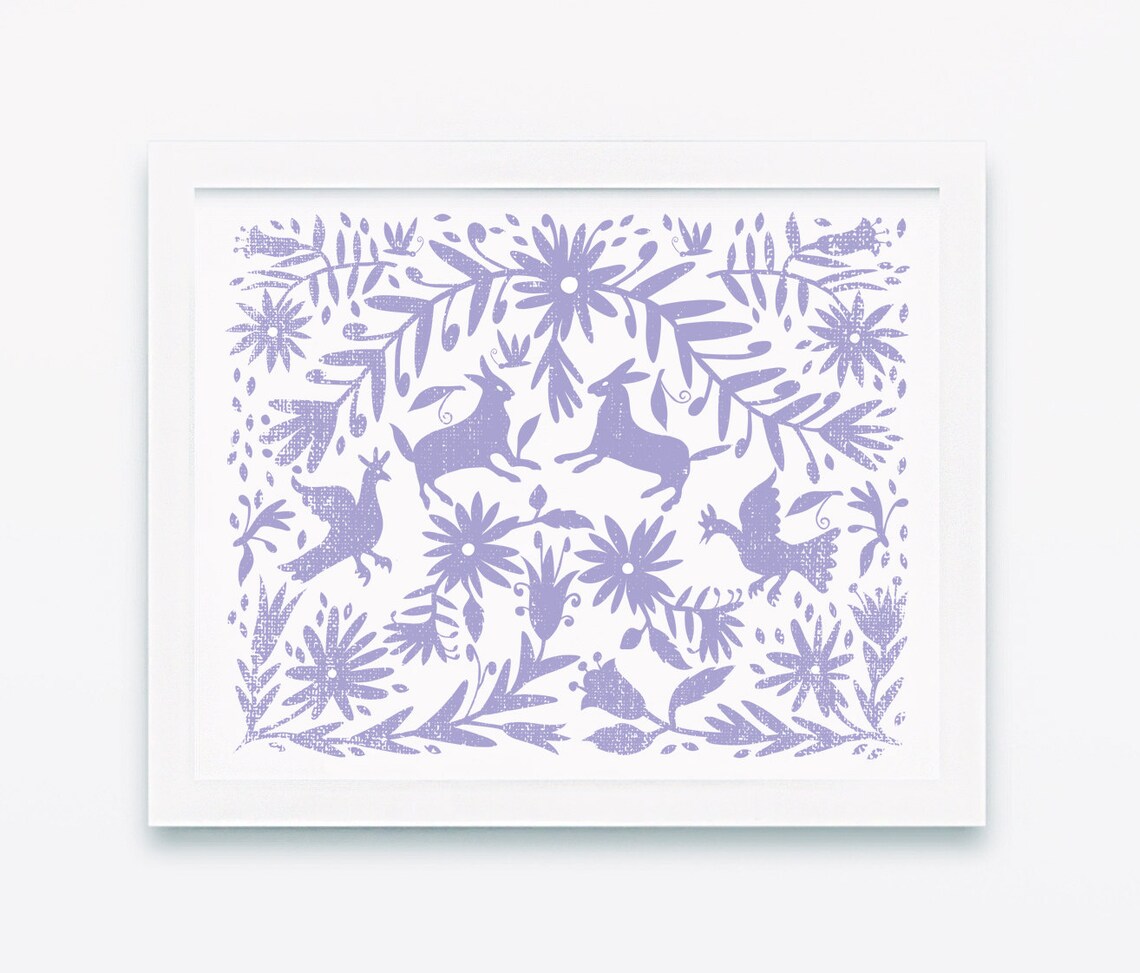 Otomi Art Print: Mexican Nursery Wall Decor (digital Download) - Etsy