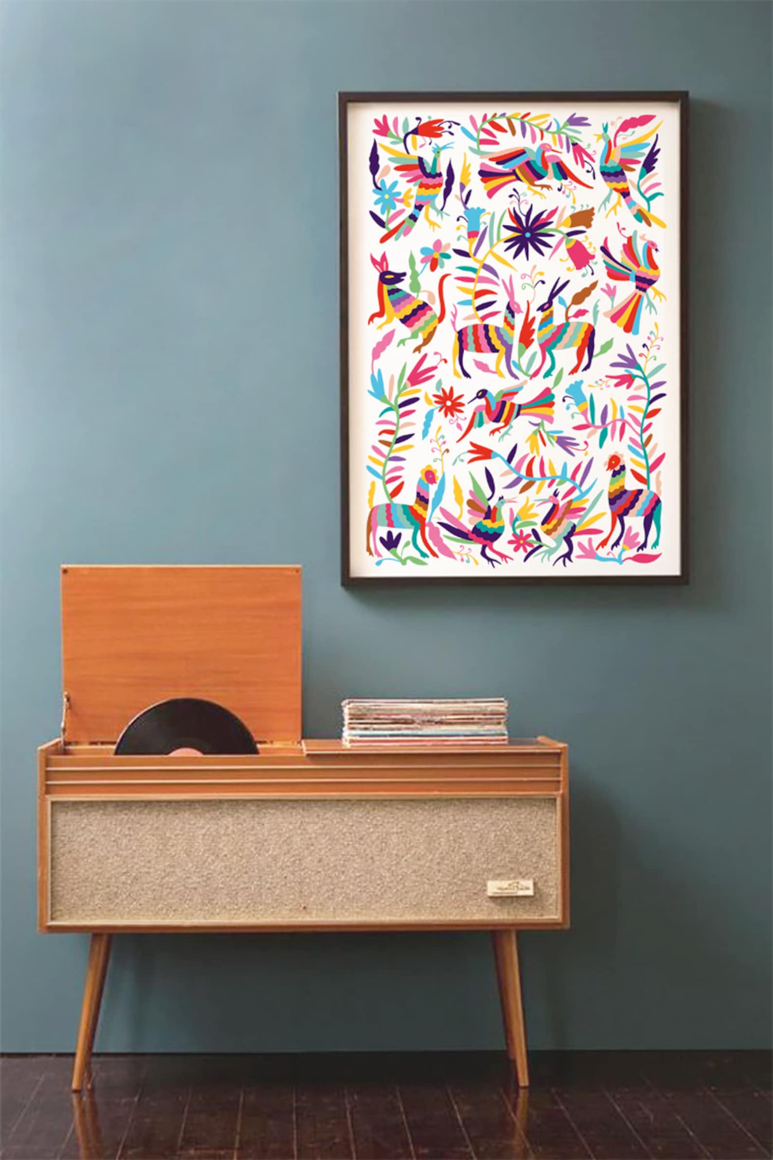 Large Wall Art/otomi Mexico/otomi Hanging/mexican Folk - Etsy