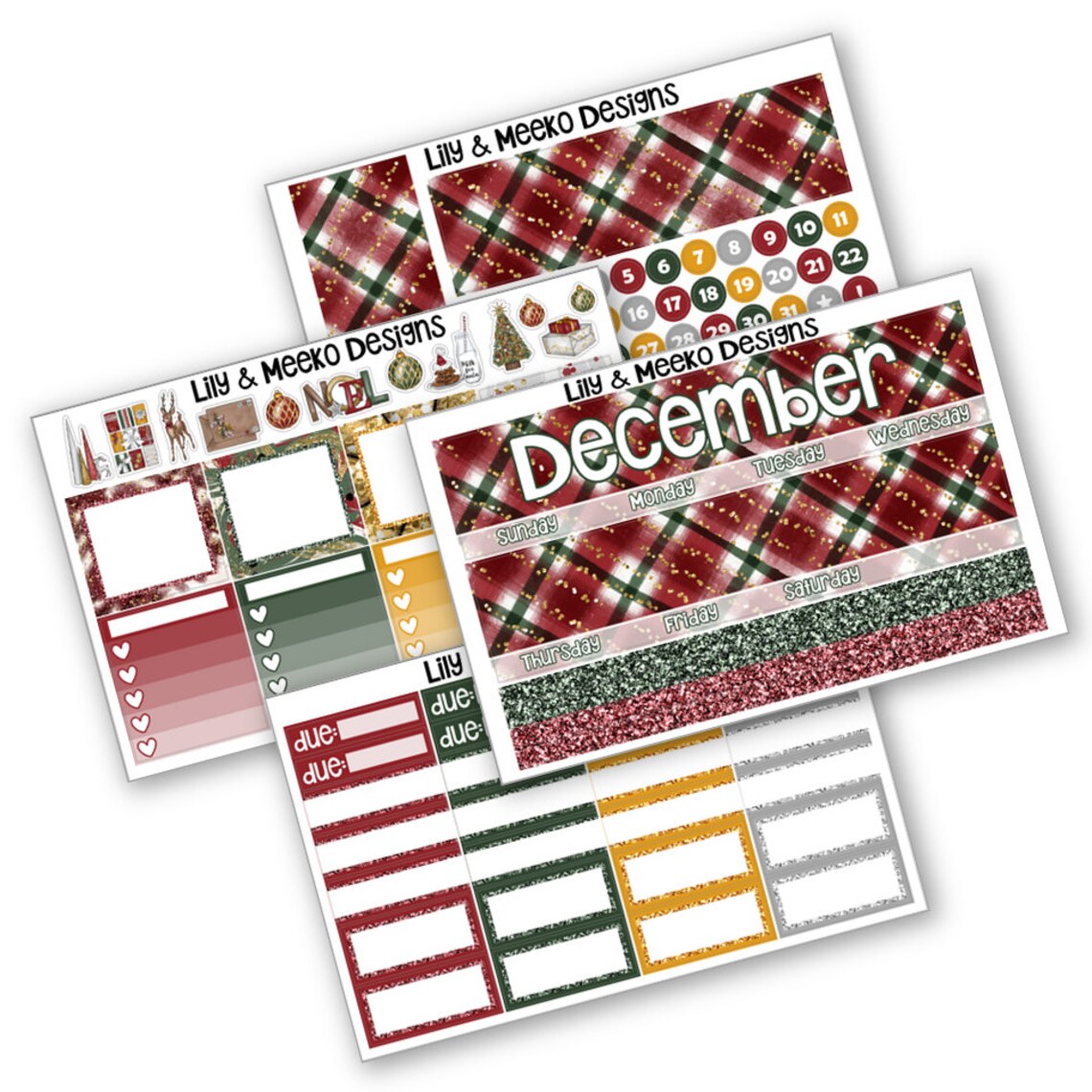 Q4 Months (october, November, December) | Happy Planner A5wide Erin ...