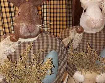 MUSTARD SEED ORIGINALS, Primitive Dolls, Primitive Rabbit, Primitive ...
