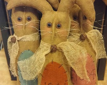 Primitive Standing Bunny - Etsy