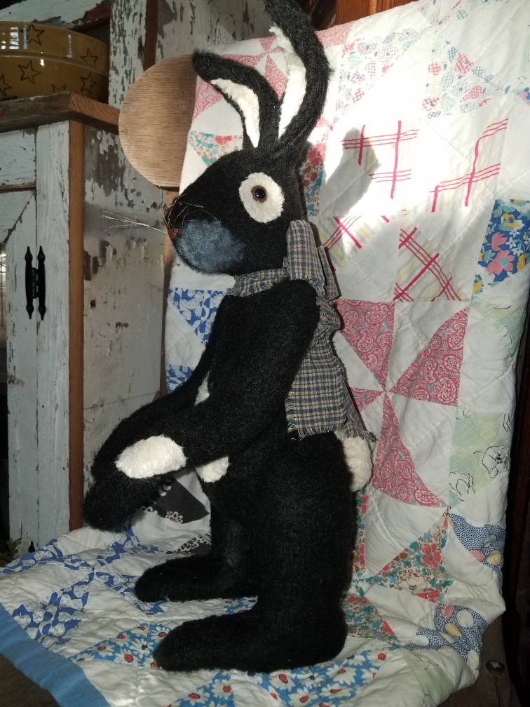 Primitive Standing Bunny - Etsy