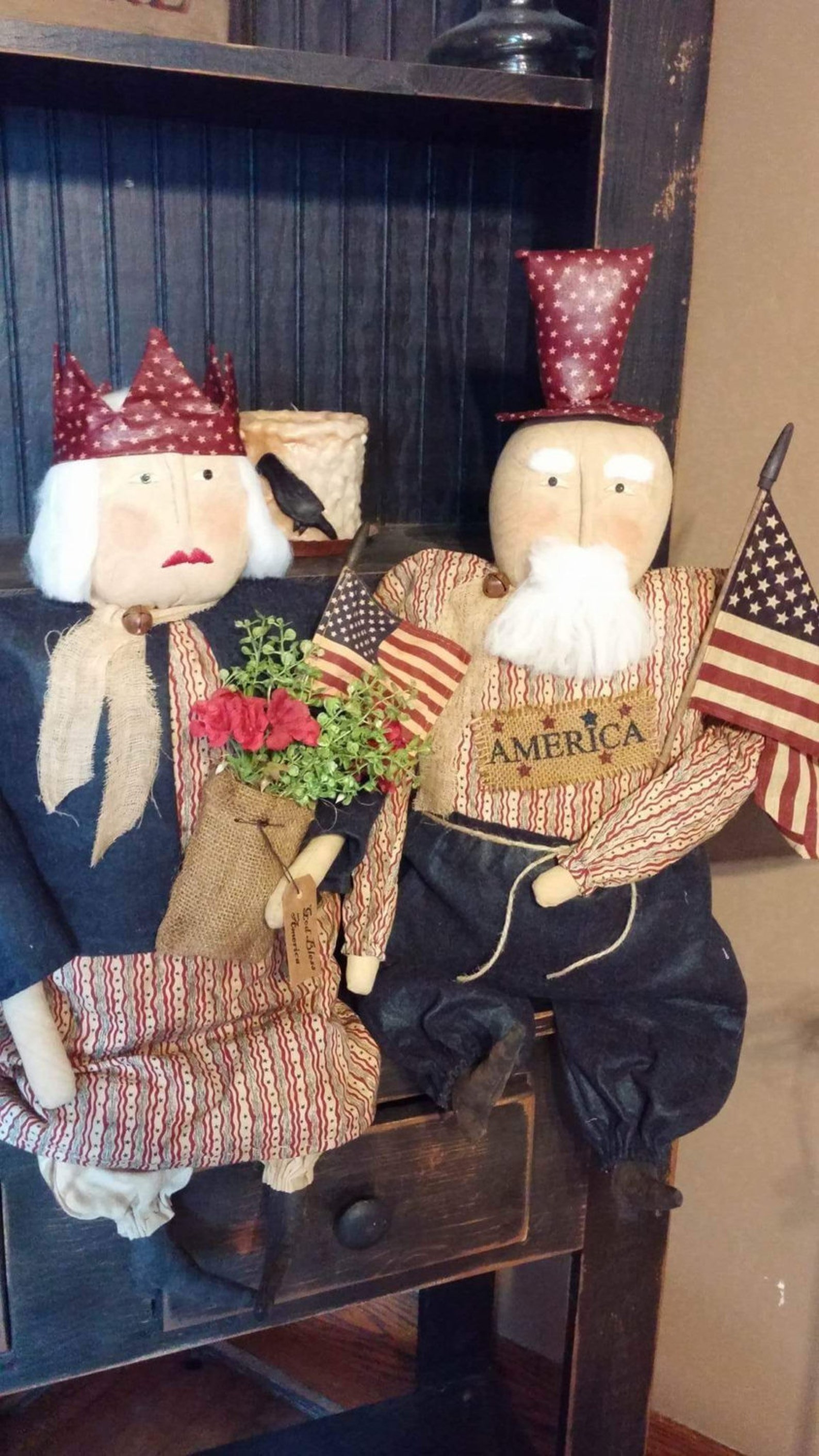 Primitive Stick Bunnies There Ten Inches Tall by 2 Inches Wide - Etsy