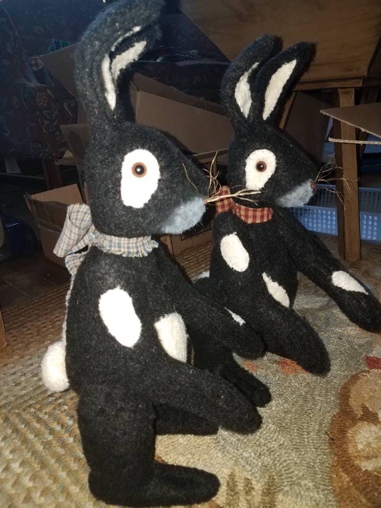 Primitive Standing Bunny - Etsy