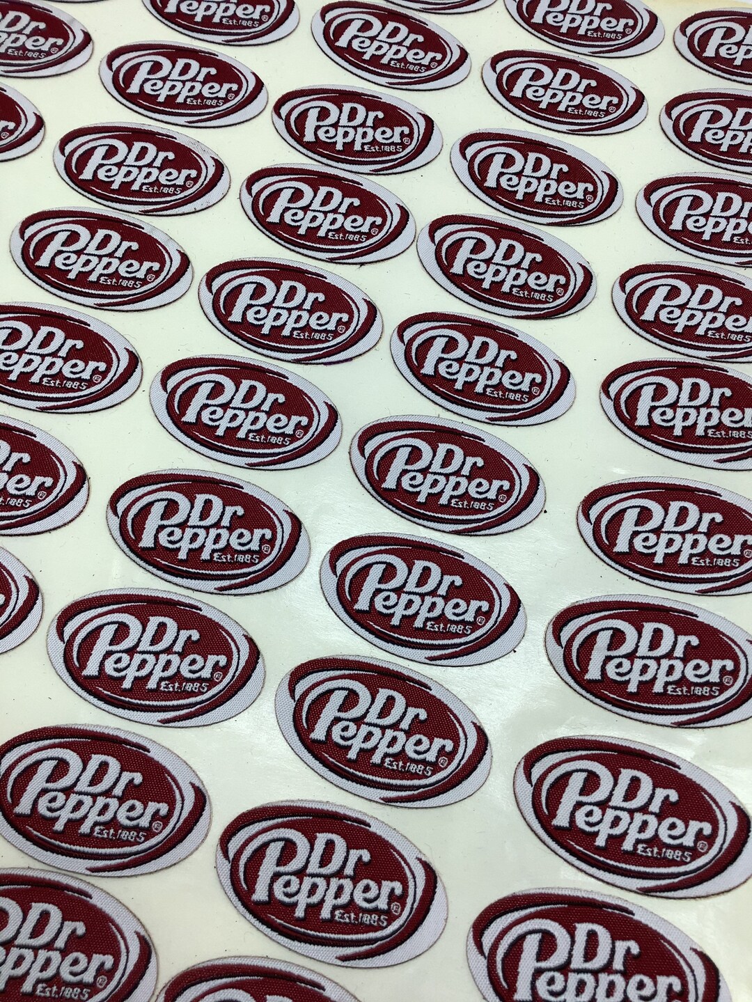 Vintage Sheet 50 Count Original Dr. Pepper Est. 1885 Logo Material ...