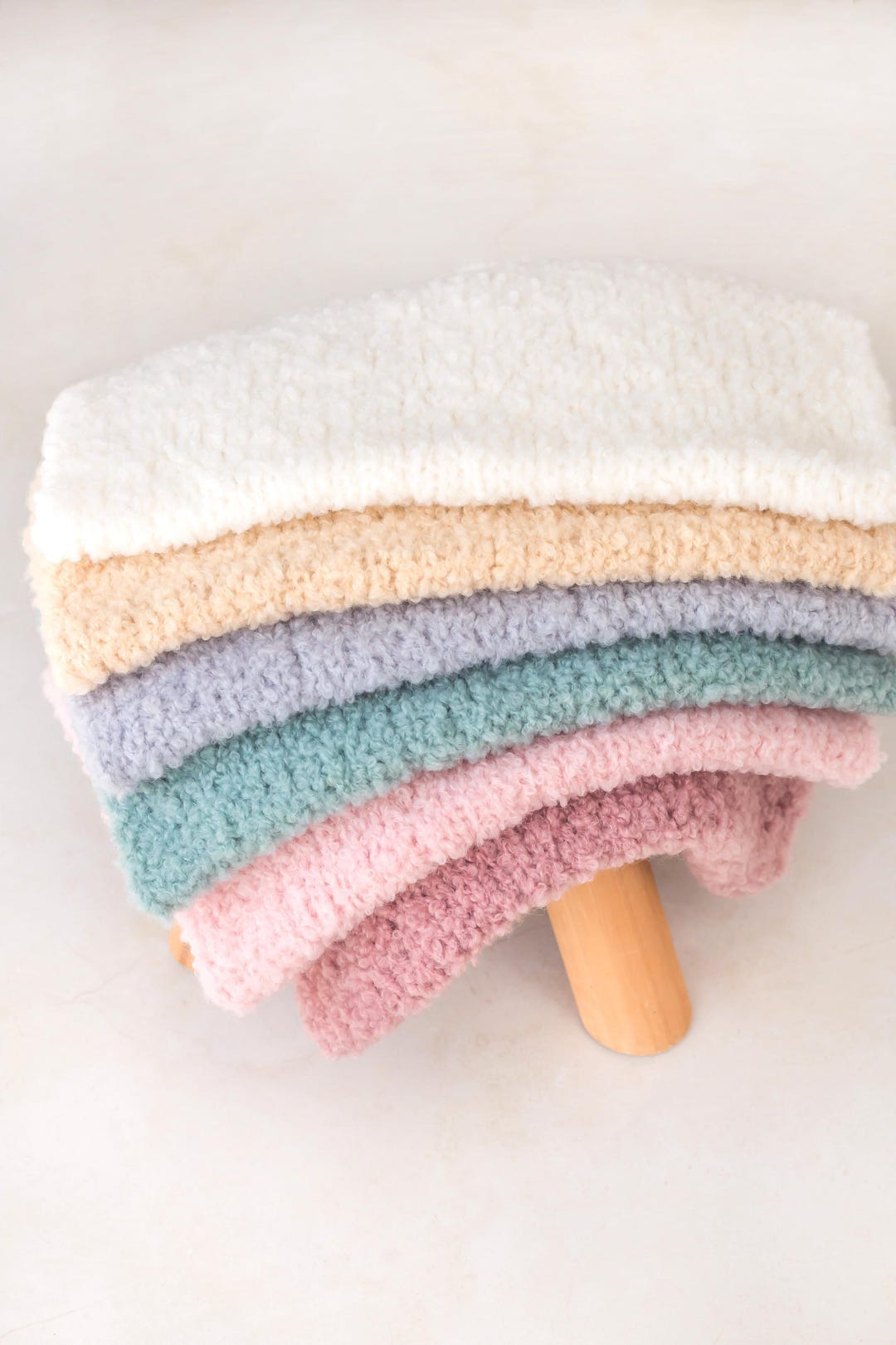 Newborn Baby Posing Layer Chunky Posing Blanket Basket Filler Stuffer ...