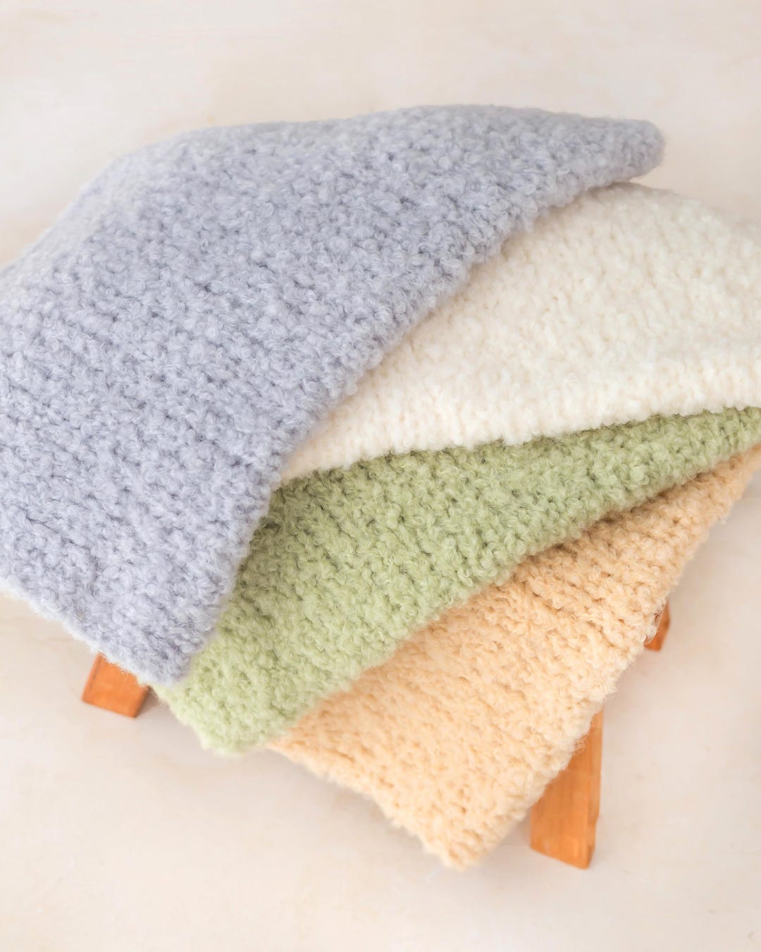 Newborn Baby Posing Layer Chunky Posing Blanket Basket Filler Stuffer ...