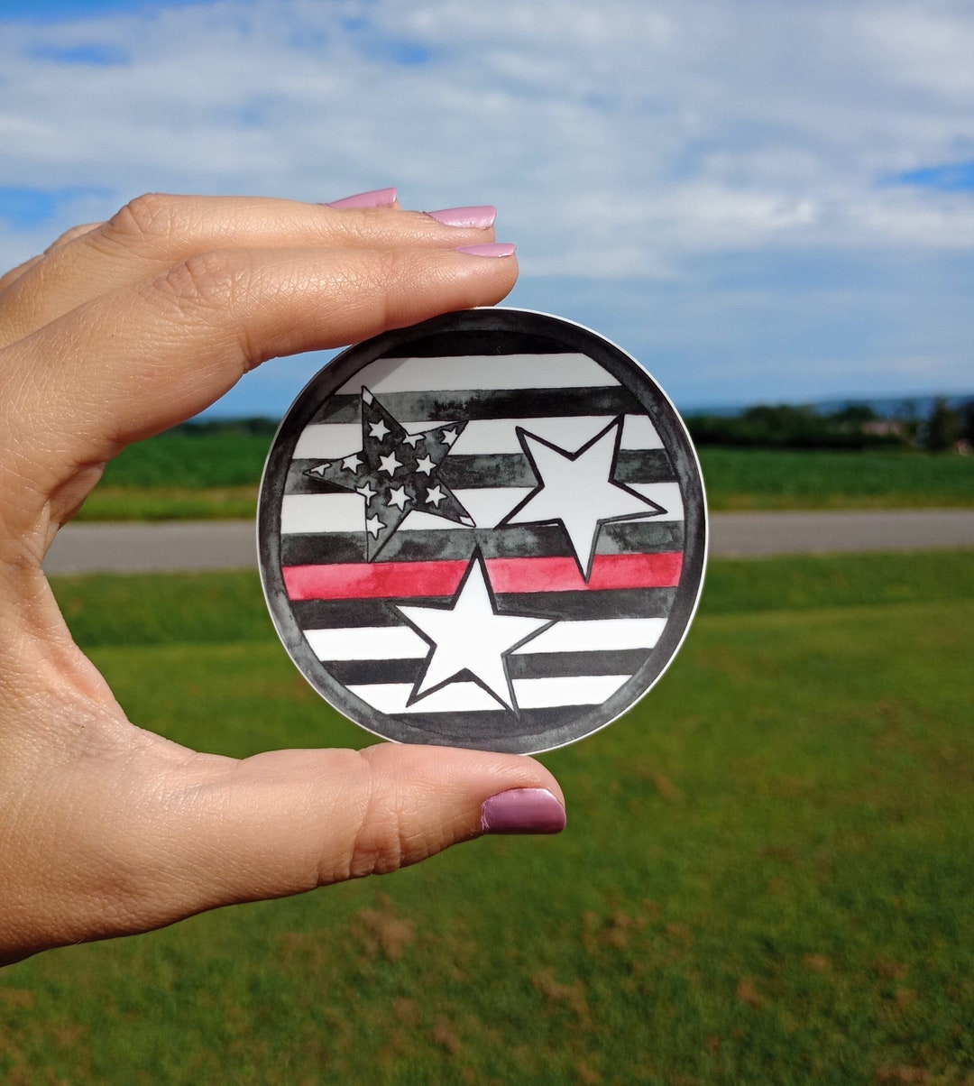 Tennessee Firefighter Sticker TN Tri-star Decal Nashville Fire ...