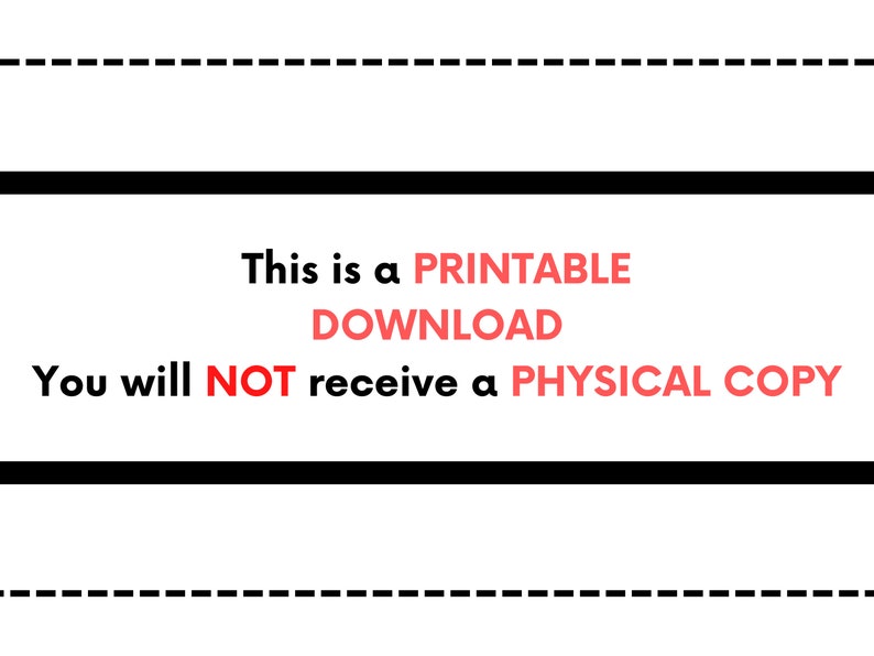 Printable Substitute Note - Etsy