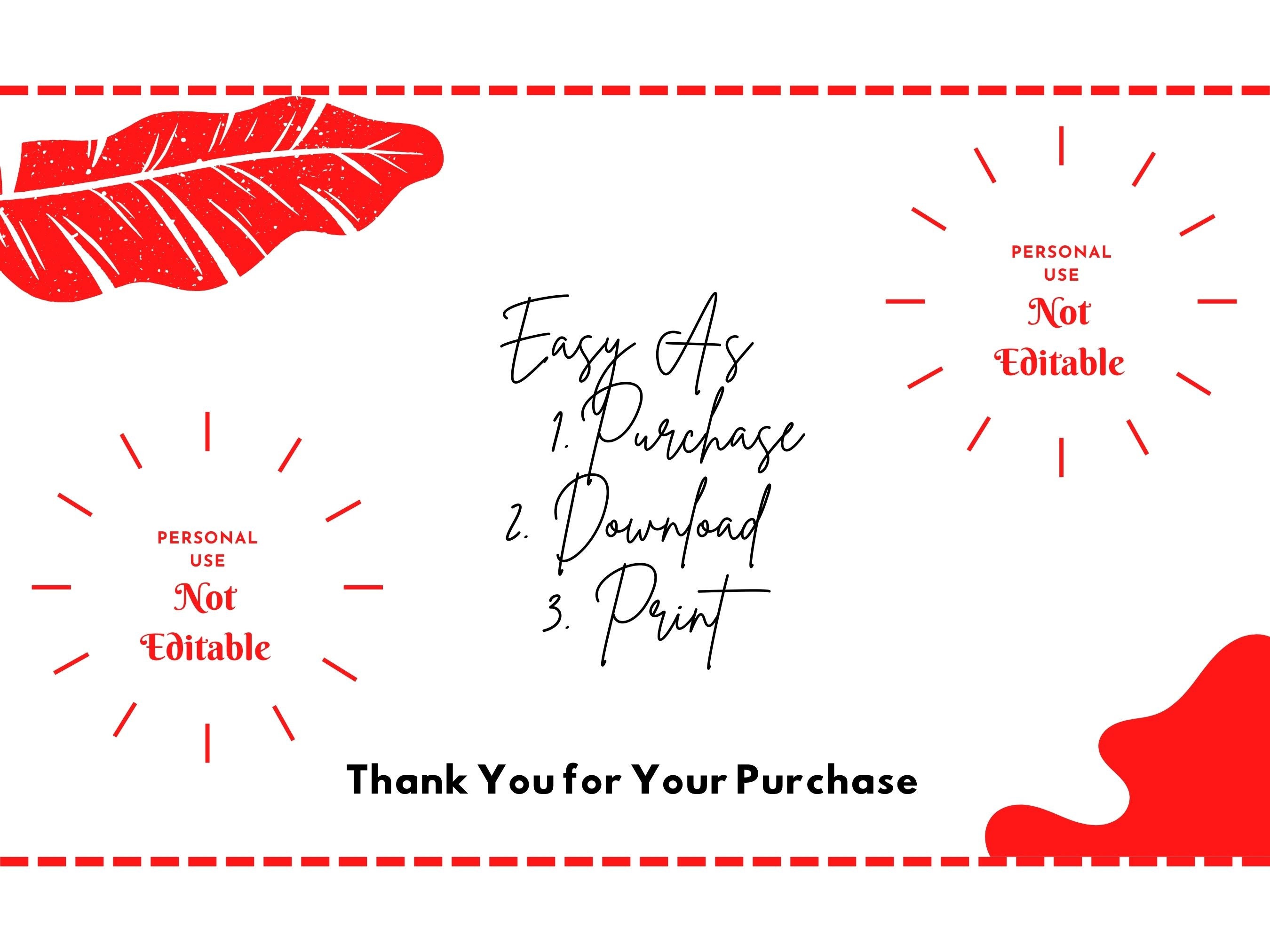 Emergency Information Printable Cards Set of 3 - Etsy