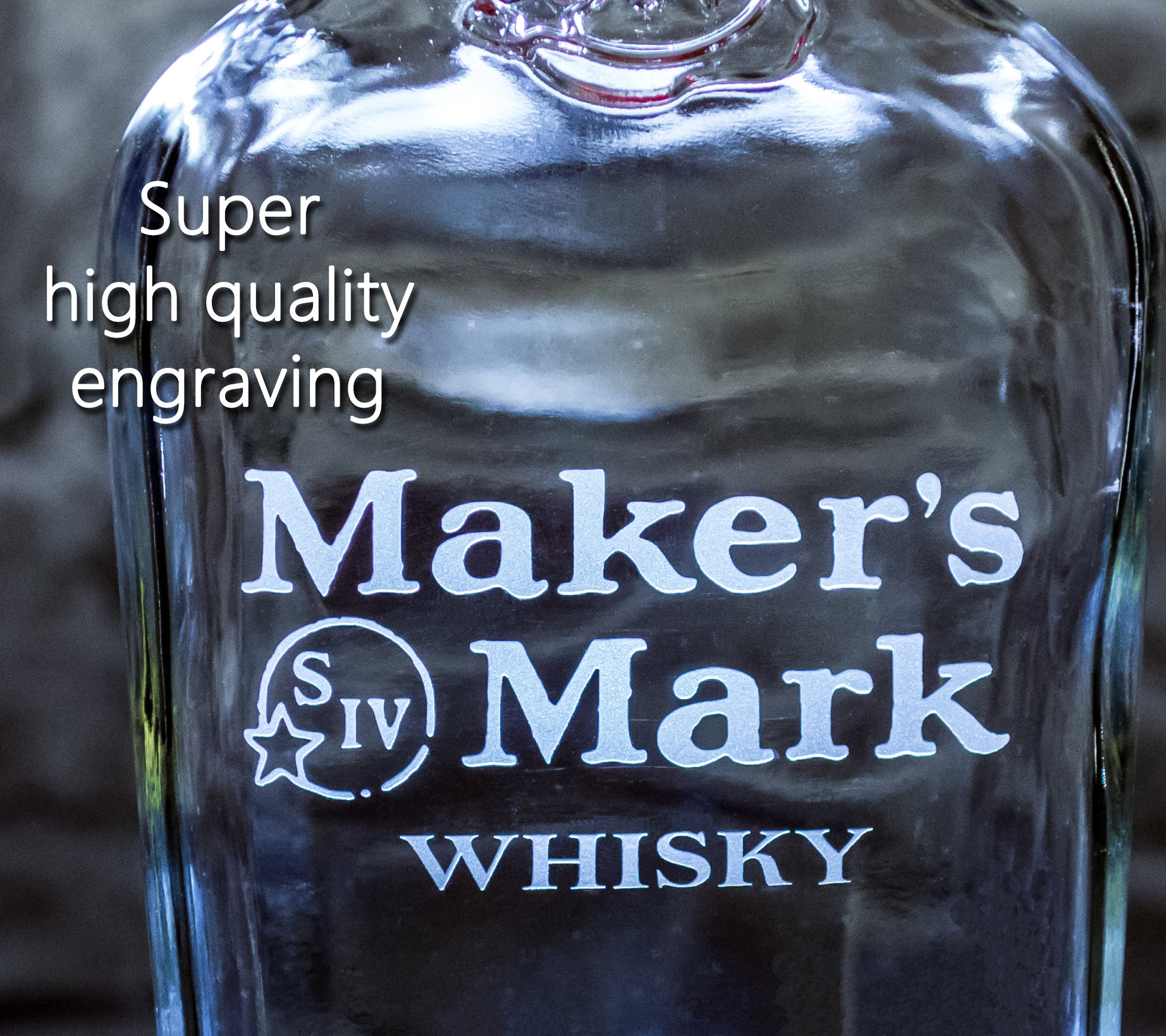 Custom Engraved Maker's Mark Decanter - Personalized Bourbon Bottle ...