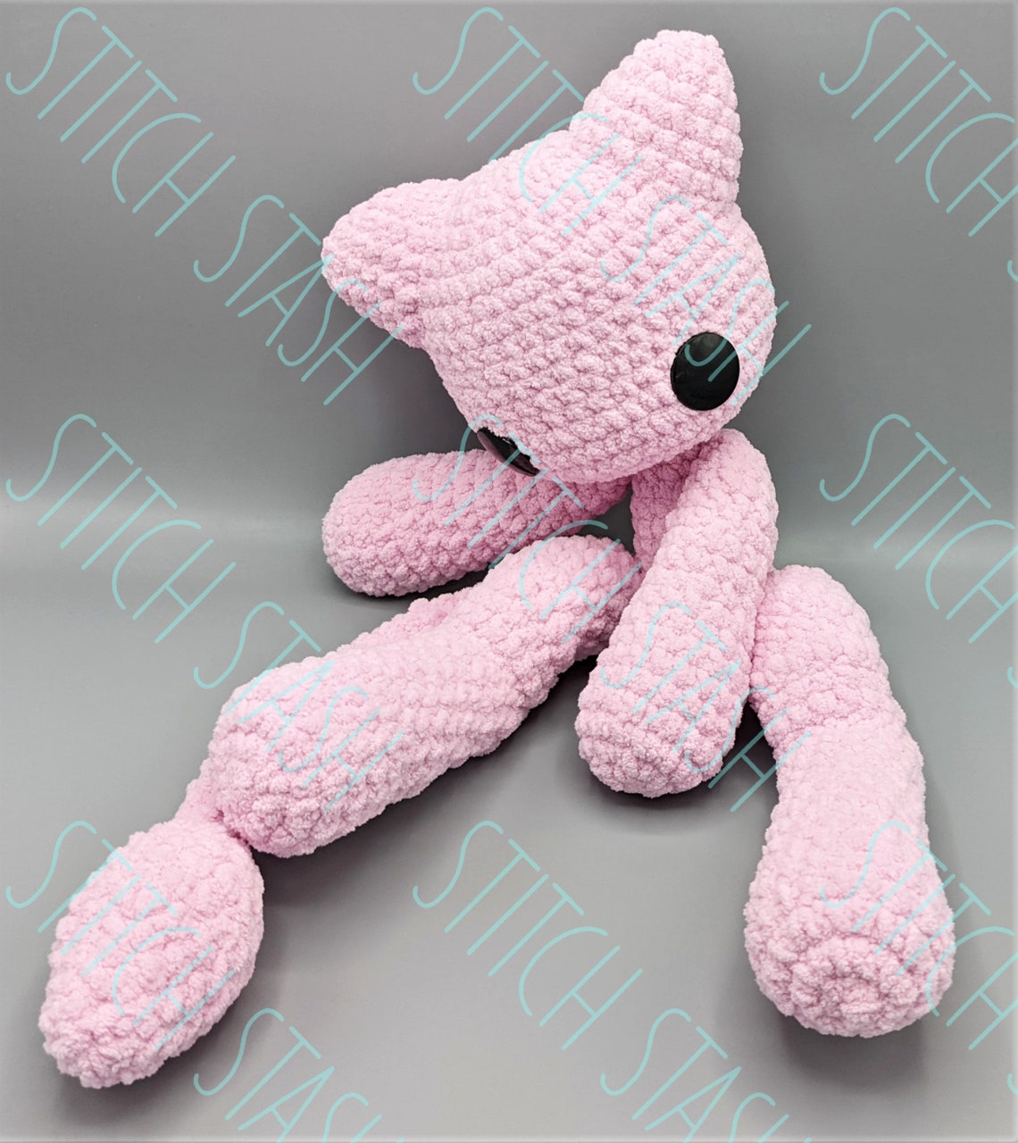 Giant Mew Ready to Ship Crochet Doll/plush - Etsy