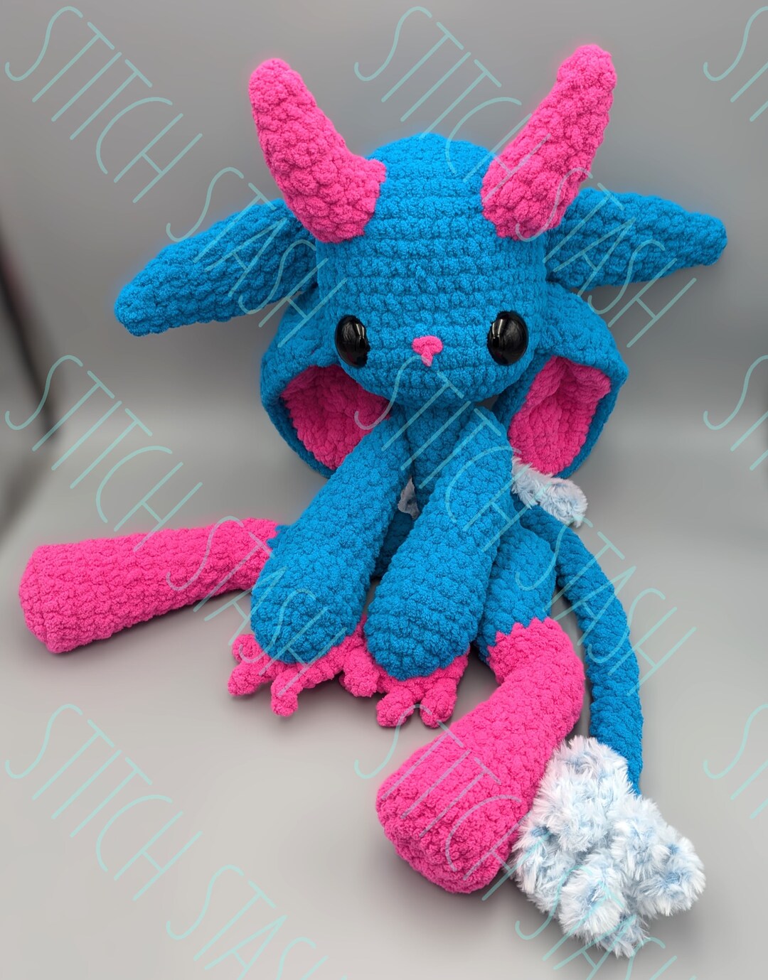 Jumbo 3 Foot Demon / Satyr Ready to Ship Crochet Doll/ Plush - Etsy