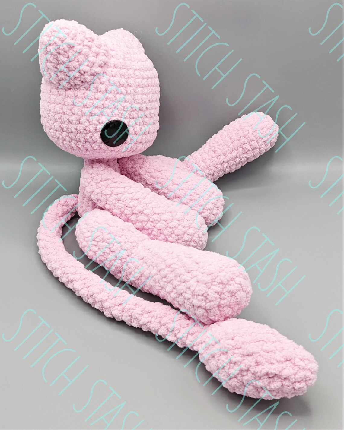 Giant Mew Ready to Ship Crochet Doll/plush - Etsy